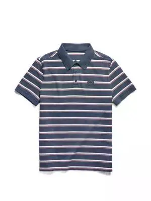 Canada Goose Beckley Striped Logo-patch Polo Shirt - Blue