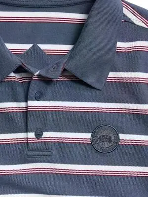 Canada Goose Beckley Striped Logo-patch Polo Shirt