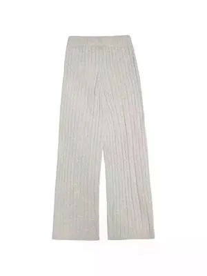 Juicy Couture Cable-knit Straight-leg Trousers