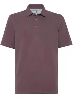 Brunello Cucinelli Cotton Polo Shirt - Red