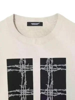 Undercover Logo-print Barbed-wire Sweater