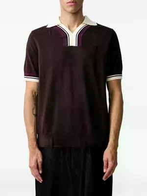 Fred Perry Striped-trim Cotton T-shirt