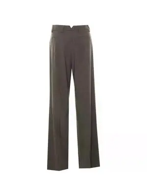 RUE DU BAC Pleated Wide-leg Trousers