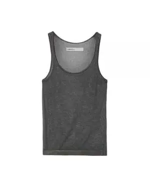 ALLSAINTS Silvi Fitted Metallic Vest - Grey