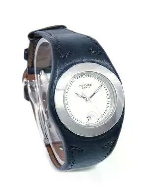 Hermès Arne Leather-strap 27mm Watch - White