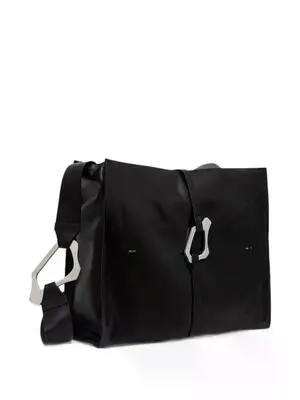 HELIOT EMIL Zip-fastening Leather Shoulder Bag - Black