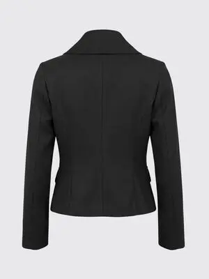 Paloma Wool Single-breasted Cropped Wool-blend Blazer With Flap Pockets