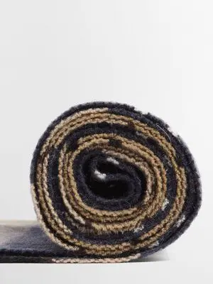 Barbour Pure Lambswool Tartan Scarf With Fringed Edges