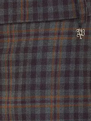 ANIYE BY Prince Of Wales Check Straight-leg Pants In Viscose Blend