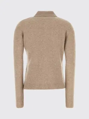 Max Mara Polo-style Cardigan In Cashmere Blend With Ribbed Trims