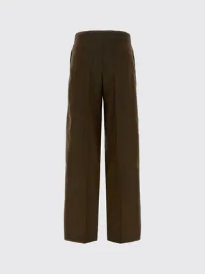 Alberta Ferretti High-waisted Virgin Wool Blend Wide-leg Pants With Pleats