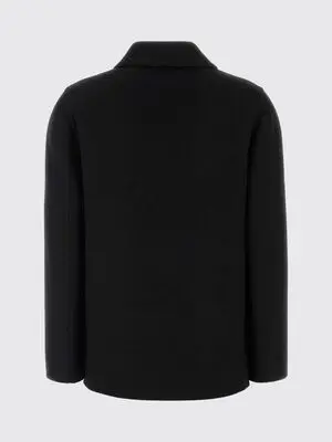 Burberry Single-breasted Short Wool Coat With Classic Collar