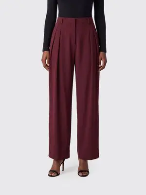 Alberta Ferretti High-waisted Viscose Crêpe Wide-leg Pants With Pleats - Multicolor