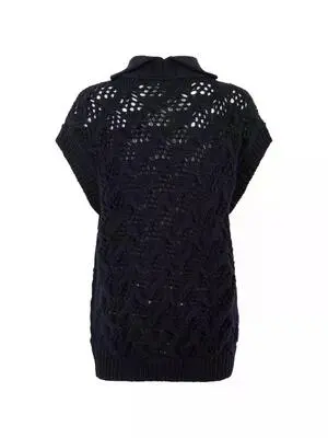 Peserico Cable-knit Roll-neck Sweater