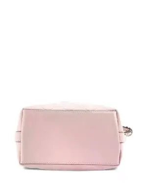 Gucci Gg Emblem Gg Debossed Leather Nano Bucket Bag