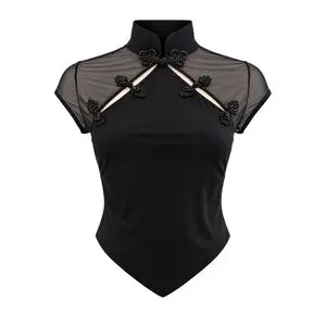 ROOM 24 May Crop Top - Black