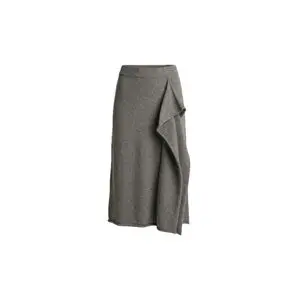 REET AUS Seamless Skirt From Recycled Wool - Grey