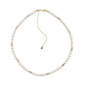 MISS CECILIA Aurora Fresh Water Pearl Necklace - White