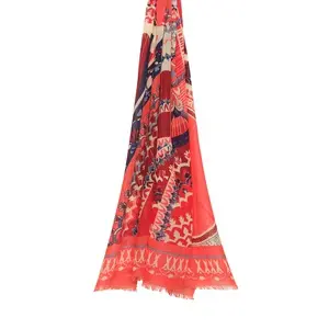 PETRUSSE Stole Sous Le Ciel De Paris - Orange