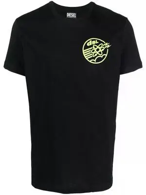 DIESEL® T-diegor-e7 Crew-neck T-shirt - Black