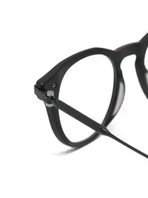 AKONI Round-frame Glasses - Black
