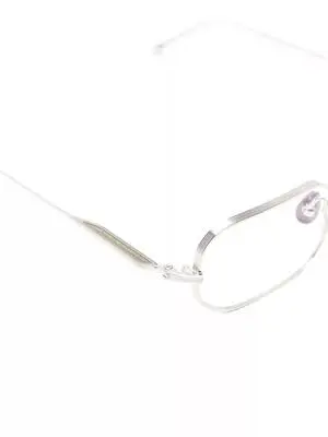 Matsuda Geometric-frame Glasses - Silver