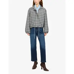 7 For All Mankind Calie Straight Ankle Cotton Denim Jeans