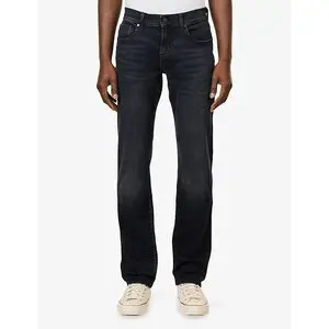 7 For All Mankind Standard Straight-leg Stretch-denim Jeans