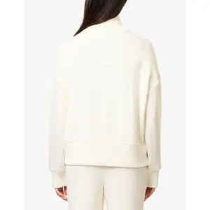 Varley Bronya Button-placket Jersey Sweatshirt