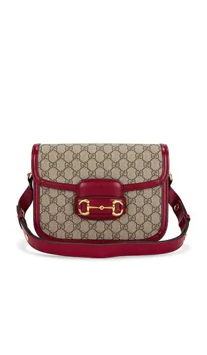 FWRD RENEW Gucci Horsebit 1955 Shoulder Bag - Red
