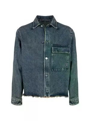 COSTUMEIN Dimitri Frayed Denim Jacket - Blue