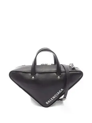 Balenciaga 2010s Triangle Duffel Shoulder Bag