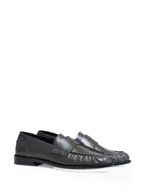 VANDA NOVAK Margot Leather Loafers
