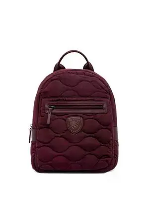 BLAUER. Quilted Logo-patch Backpack