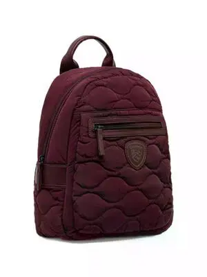 BLAUER. Quilted Logo-patch Backpack