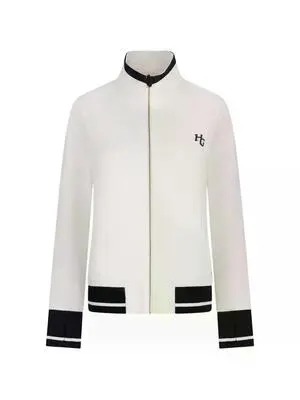 HOUSE OF GRAVITY Ribbed Performance Jacket - White