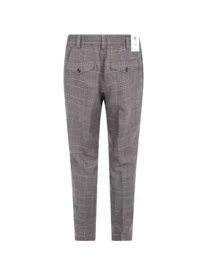 PT TORINO Prince Of Wales Check Wool Trousers