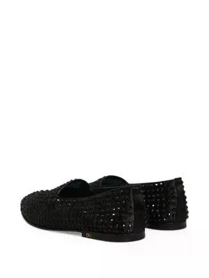 Dolce & Gabbana Rhinestone-embellished Loafers