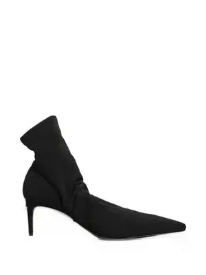 Dolce & Gabbana Stretch-jersey Ruched Ankle Boots