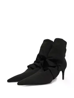 Dolce & Gabbana Stretch-jersey Ruched Ankle Boots