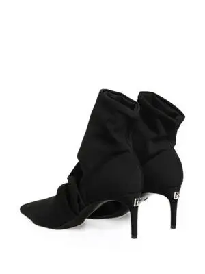 Dolce & Gabbana Stretch-jersey Ruched Ankle Boots