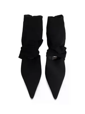 Dolce & Gabbana Stretch-jersey Ruched Ankle Boots