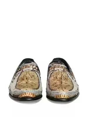 Dolce & Gabbana Sequin-embroidered Loafers