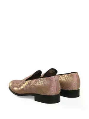 Dolce & Gabbana Brocade Slip-on Loafers