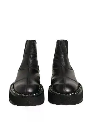 Dolce & Gabbana Leather Panelled Chelsea Boots