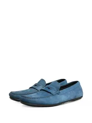 Dolce & Gabbana Grained Leather Driver Loafers