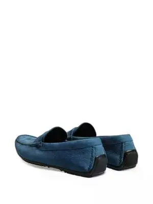 Dolce & Gabbana Grained Leather Driver Loafers