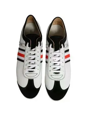 Dolce & Gabbana Japan Stripe Leather Trainers