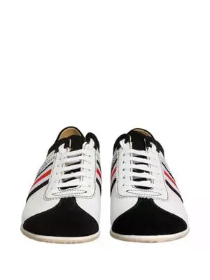 Dolce & Gabbana Japan Stripe Leather Trainers