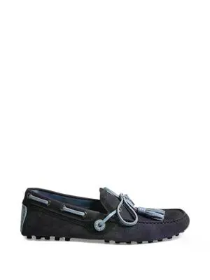 Dolce & Gabbana Tassel-detail Suede Loafers - Blue